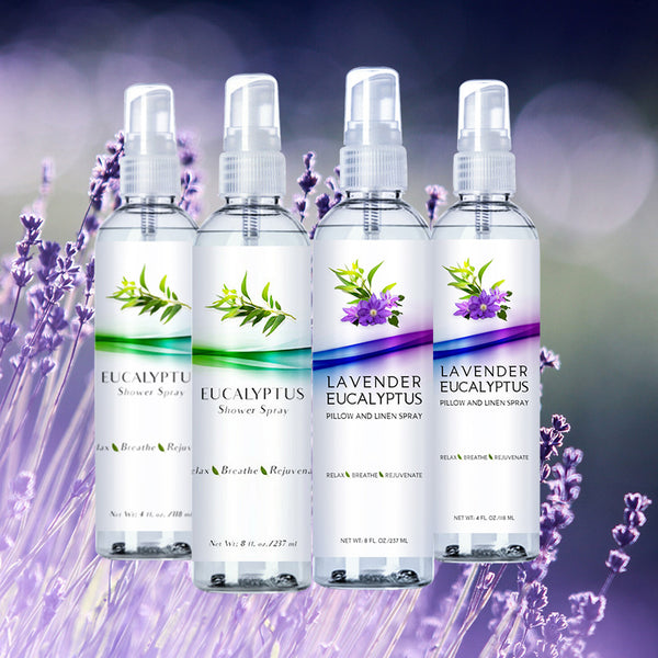 Three Drops of Life - Clear Water Bottle, Shower Spray, Diffuser Oils